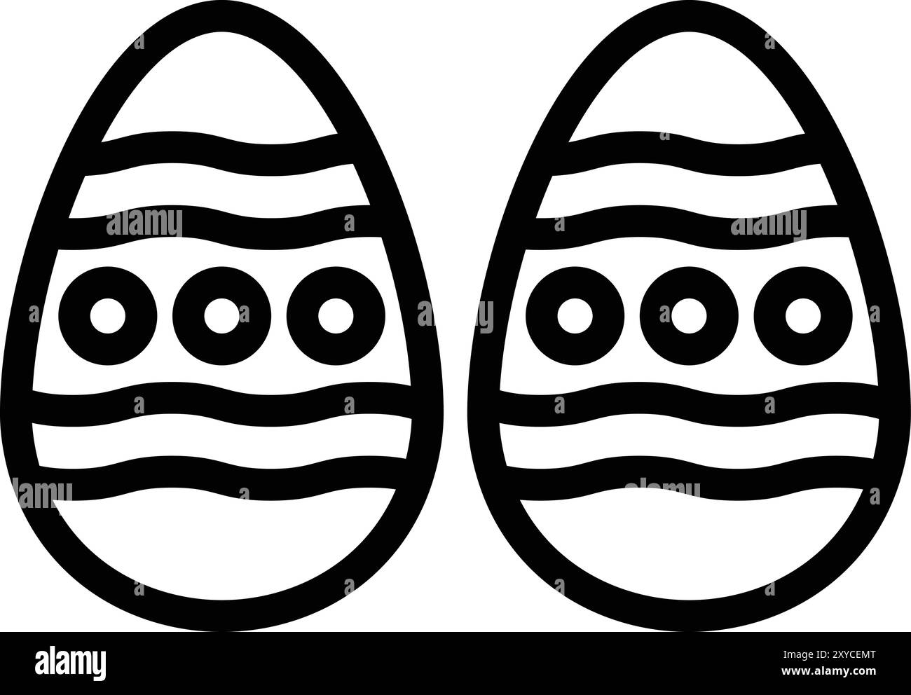 Easter egg clipart Black and White Stock Photos & Images - Alamy