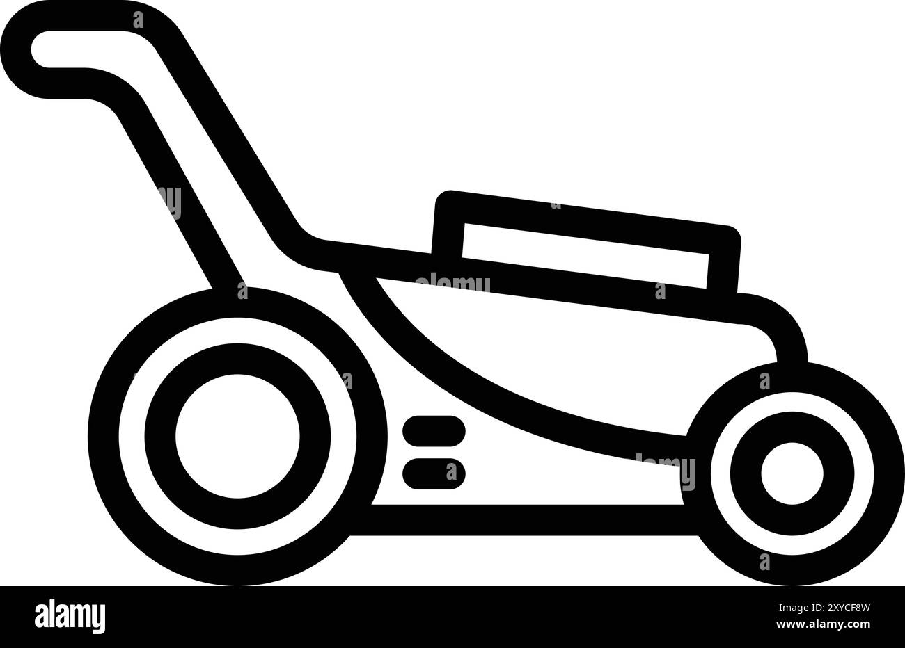 Lawn mower clipart Stock Vector Images - Alamy