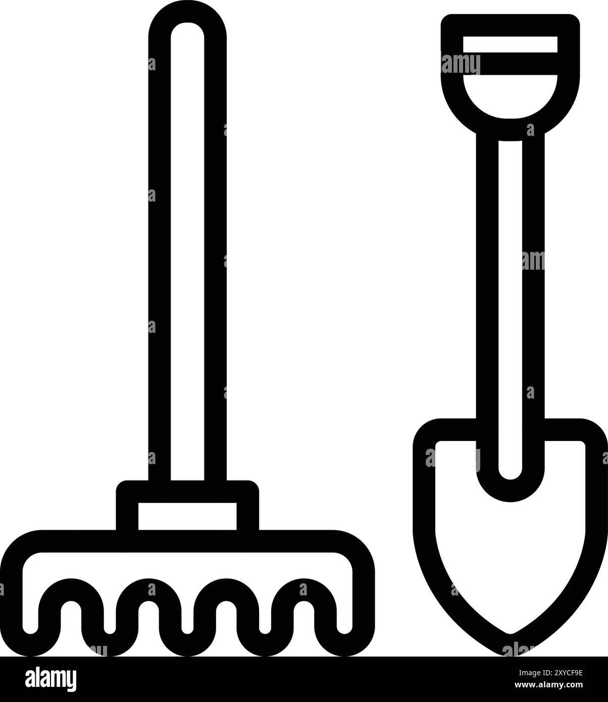 Gardening tools clipart Stock Vector Images - Alamy