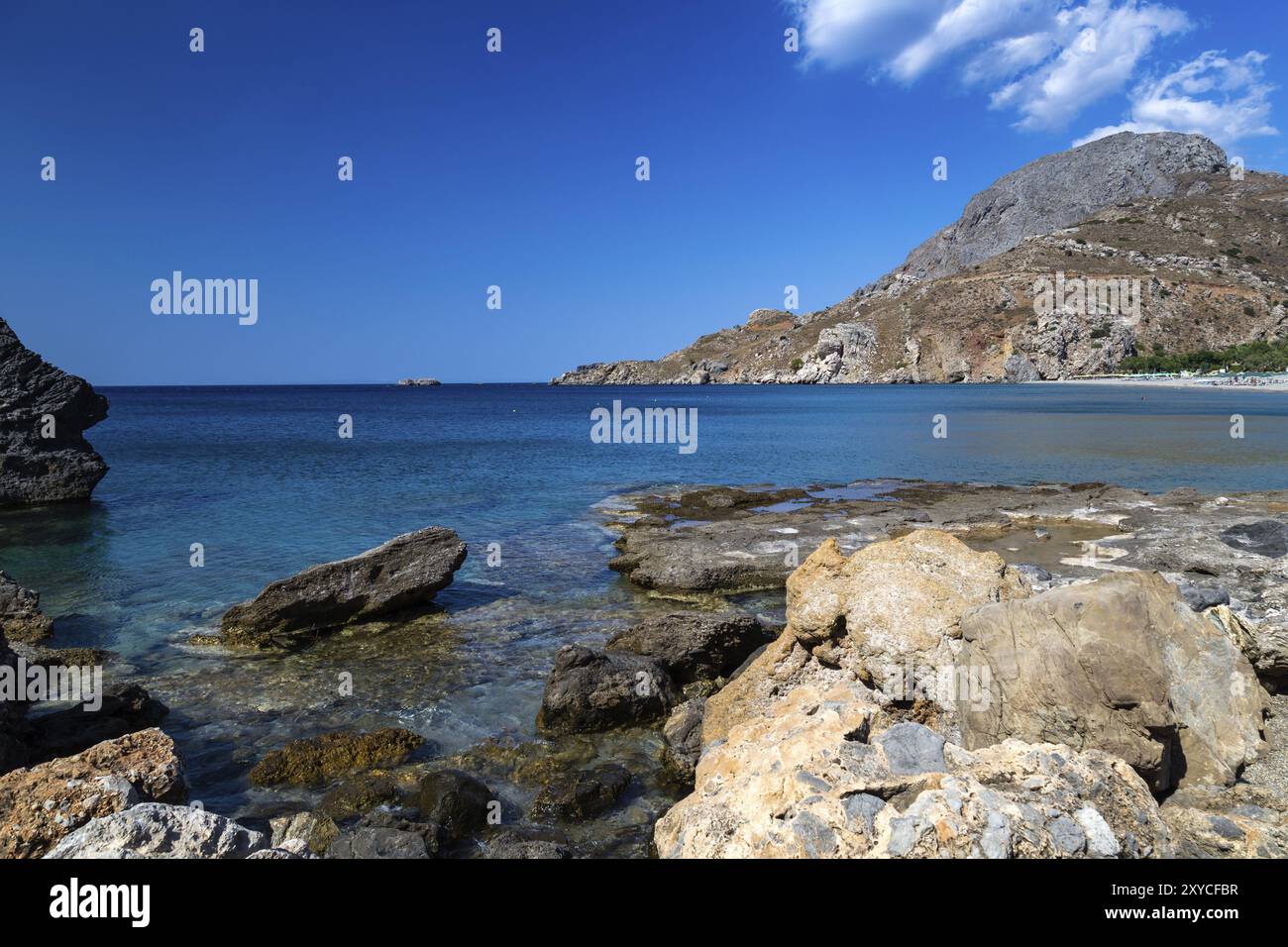 Souda Bay near Plakias, Crete Stock Photo - Alamy
