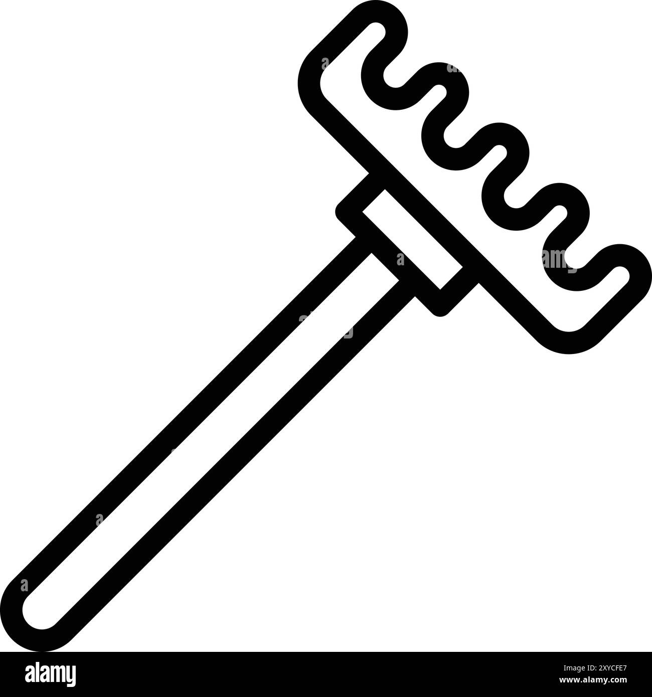 Garden fork design Black and White Stock Photos & Images - Alamy