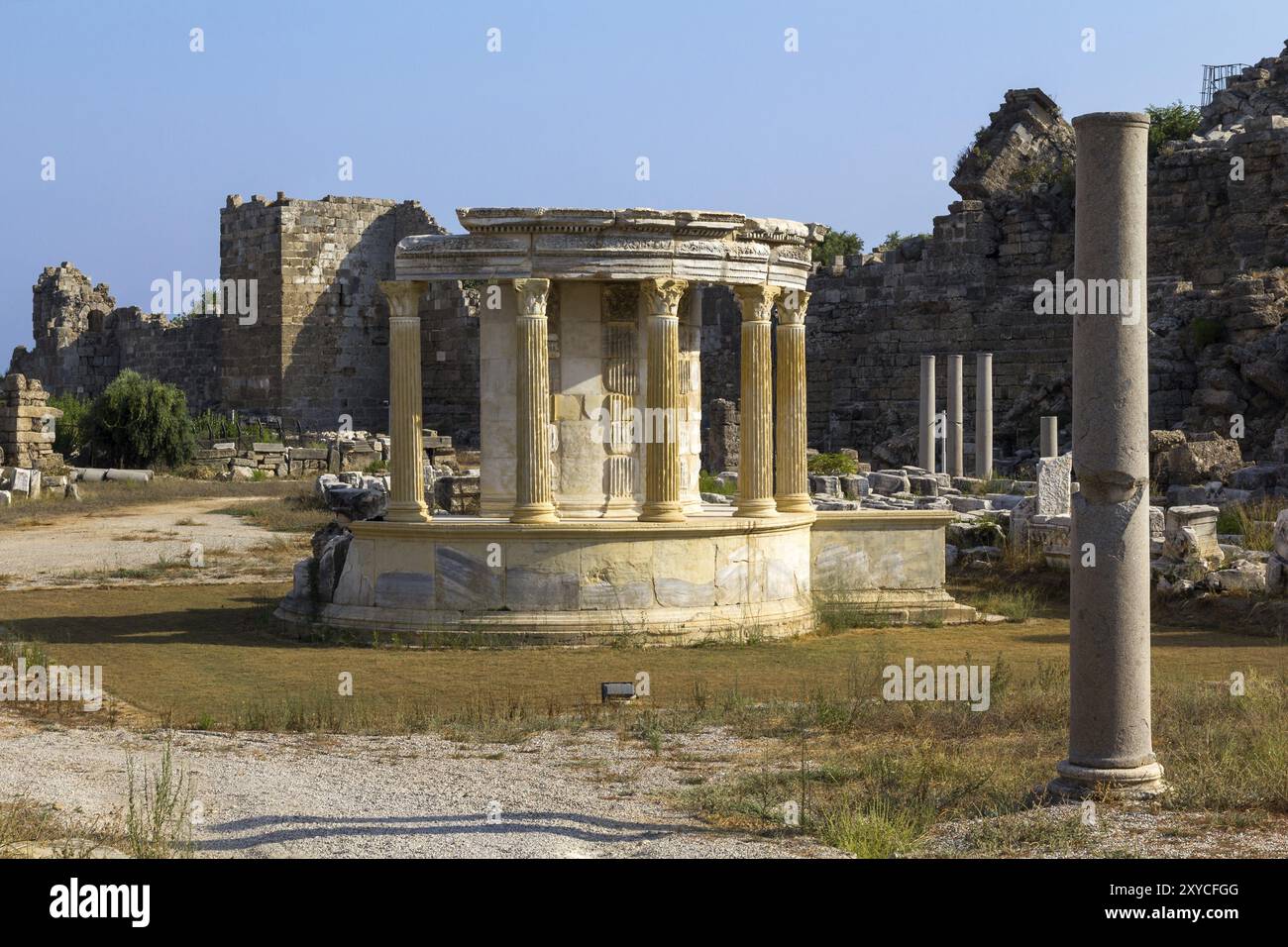 Ancient temple of tyche hi-res stock photography and images - Alamy