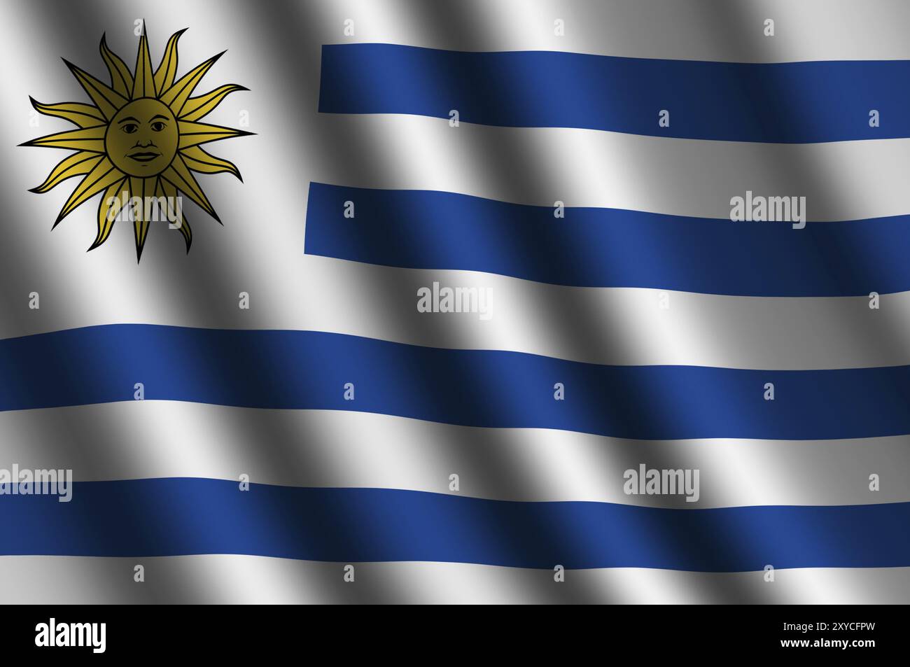 Uruguayan flags hi-res stock photography and images - Alamy