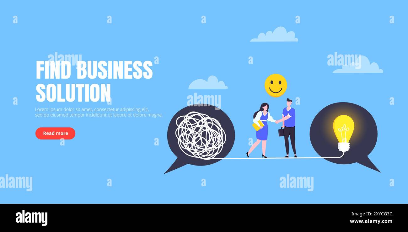 Understanding problem solution simplify challenge Stock Vector Image & Art - Alamy