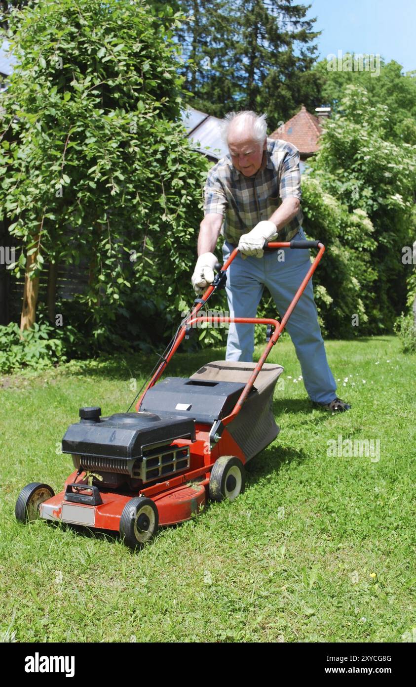 Human mowers hi-res stock photography and images - Alamy