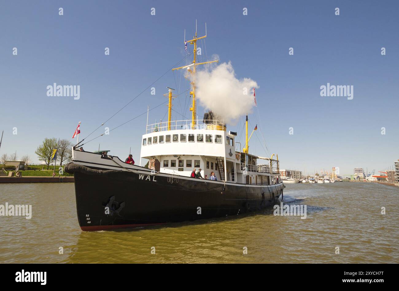 Steam icebreaker whale. Icebreaker whale Stock Photo - Alamy