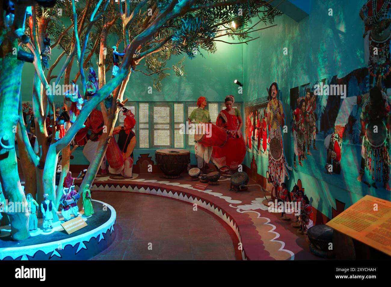 Folk arts inside the of Art Gallery. Cultural Village - AADIVART ...