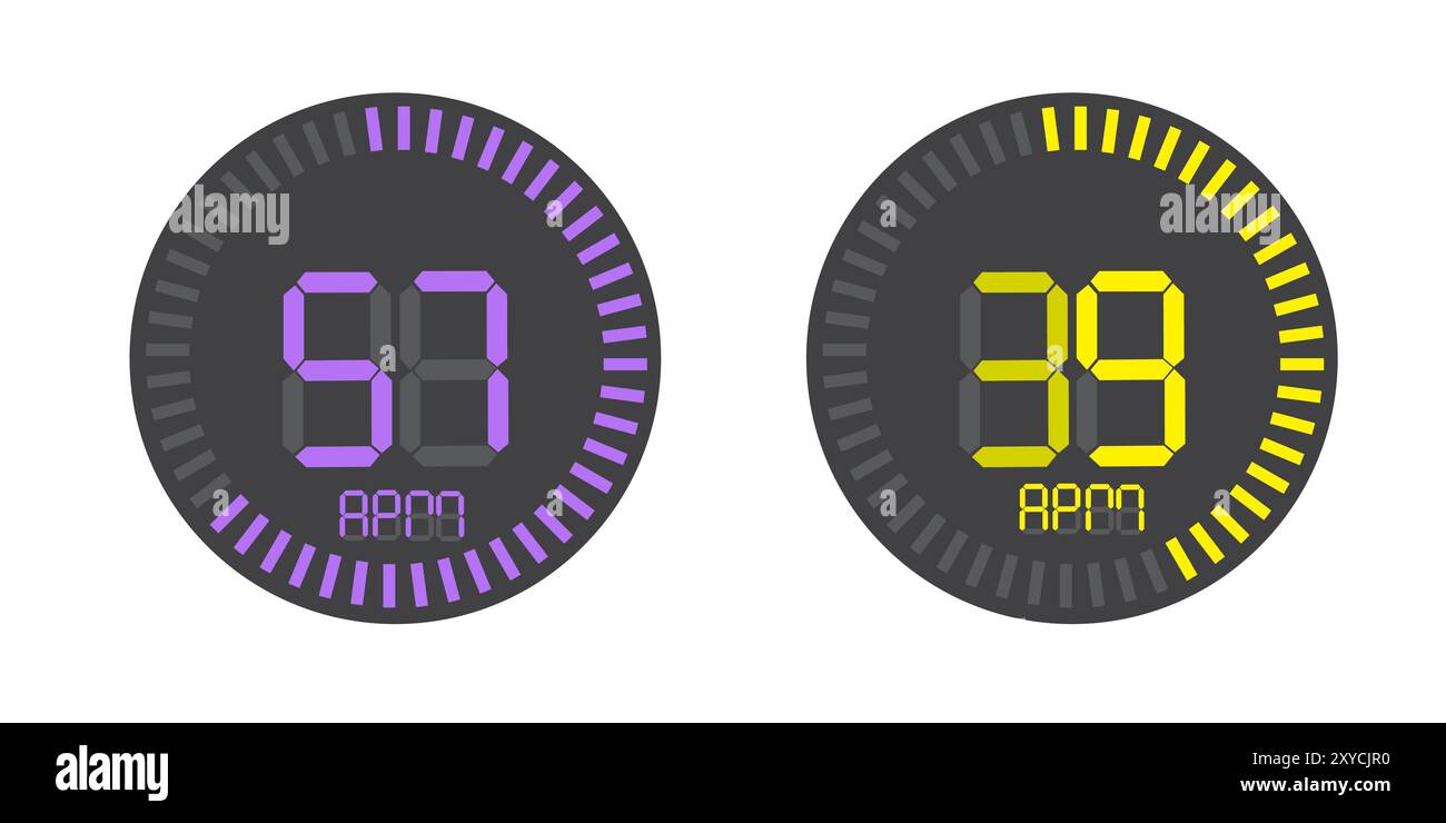 Car speedometer futuristic dial Stock Vector Images - Alamy