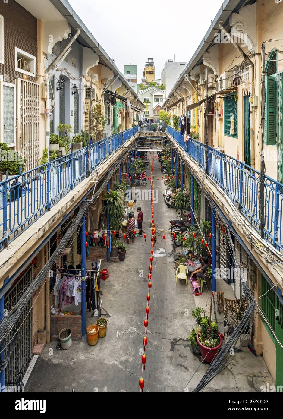 Hao Si Phuong Alley, Saigon Chinatown, Cho Lon, Ho Chi Minh City ...