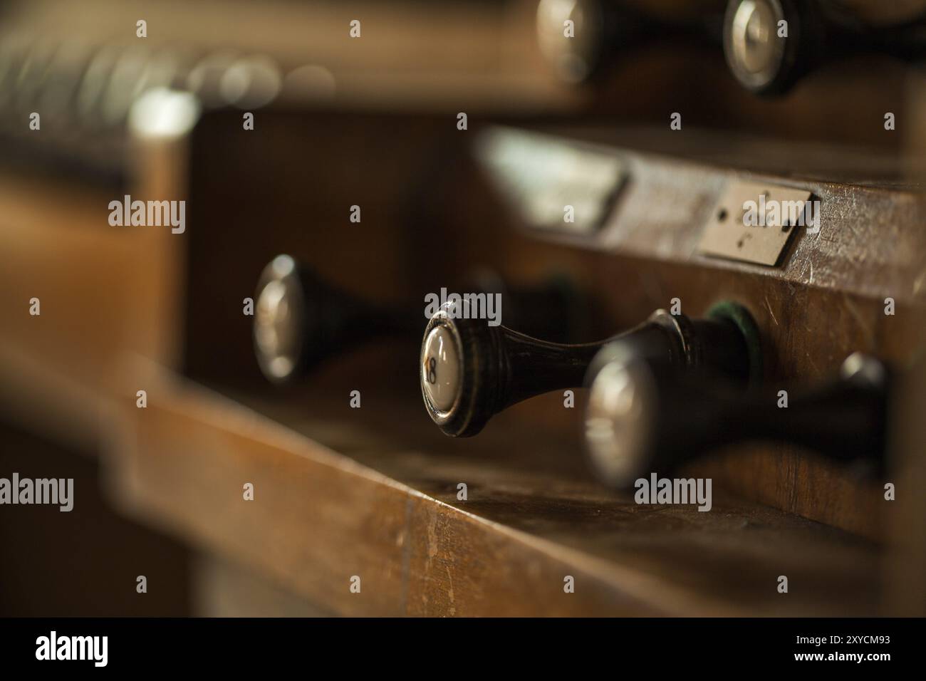 Organ stops hi-res stock photography and images - Alamy