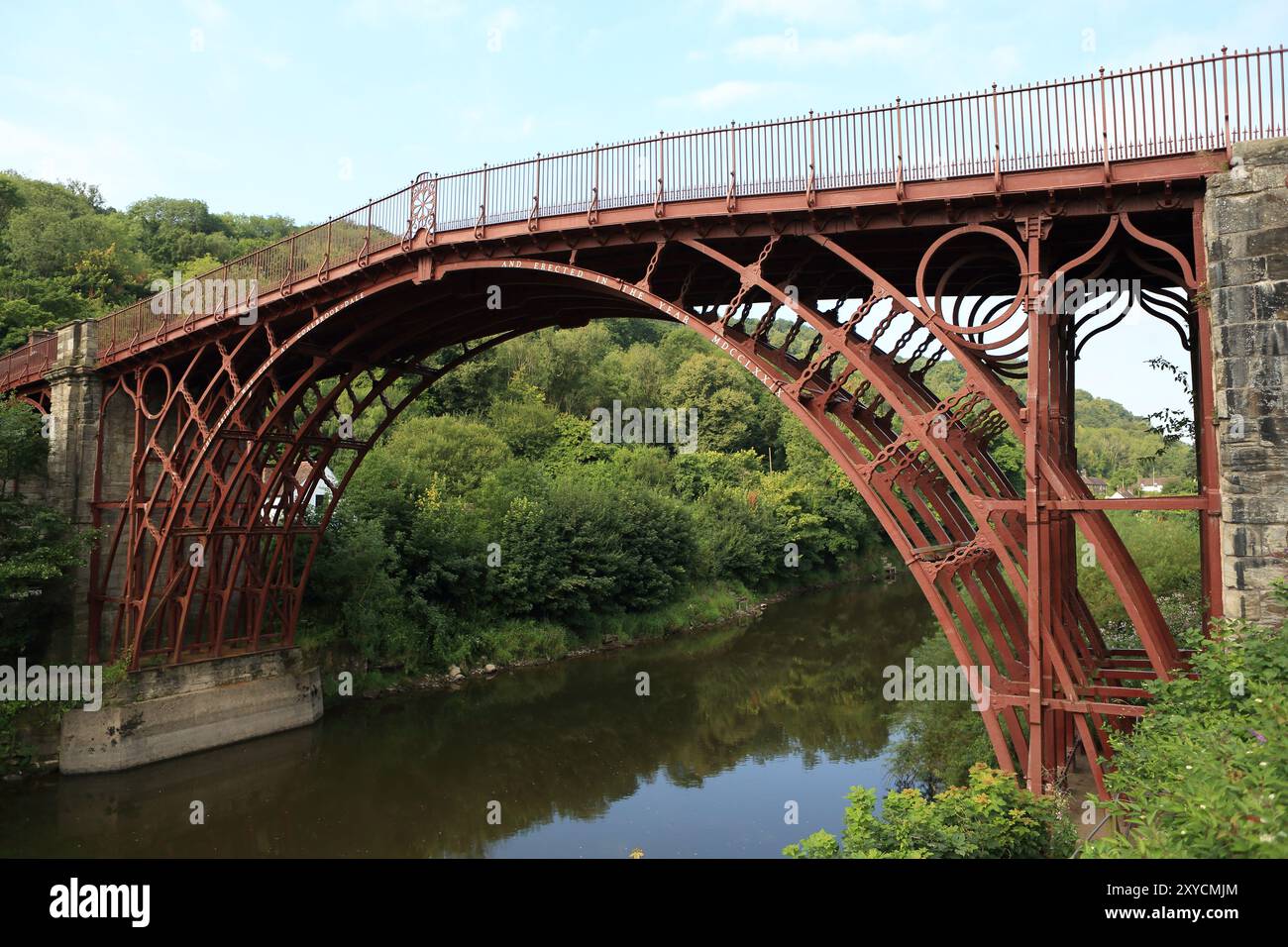 Unesco world heritage site of the ironbridge gorge hi-res stock ...
