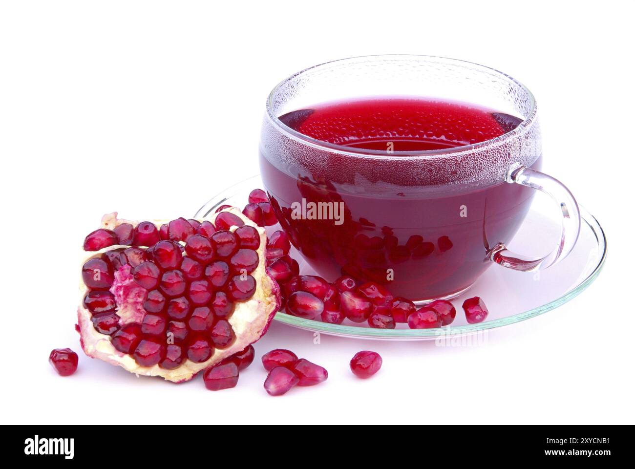 Pomegranate punica granatum fruits Cut Out Stock Images & Pictures - Alamy