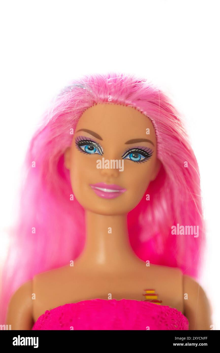 Barbie pink head hi-res stock photography and images - Alamy