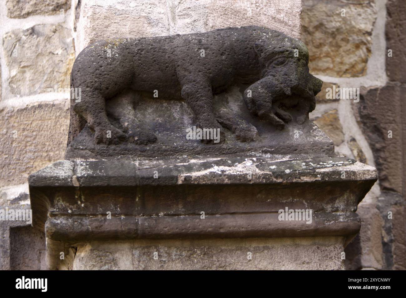 Decorative relief depicting church hi-res stock photography and images ...