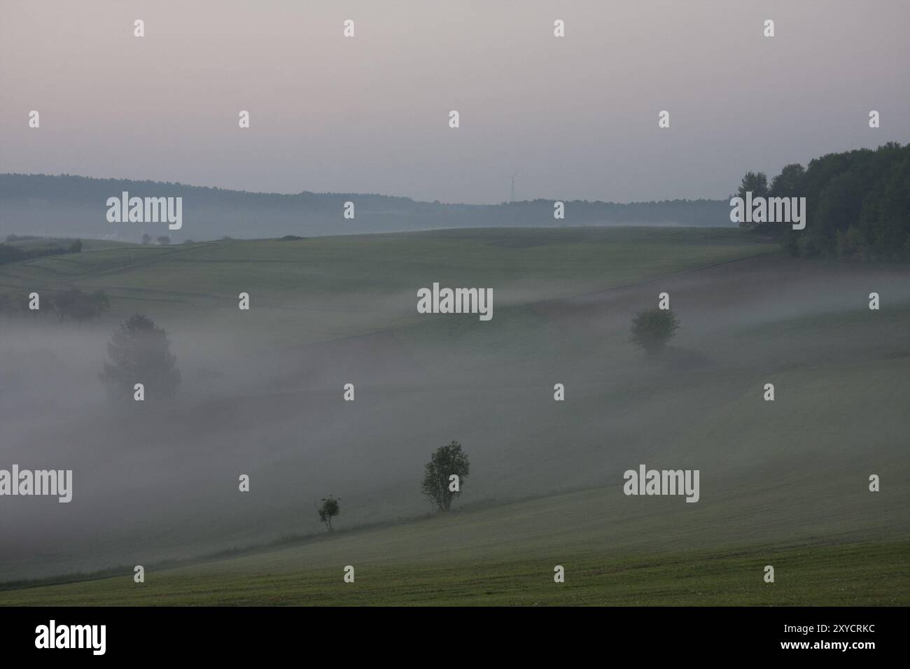 Mist rises from valley hi-res stock photography and images - Alamy