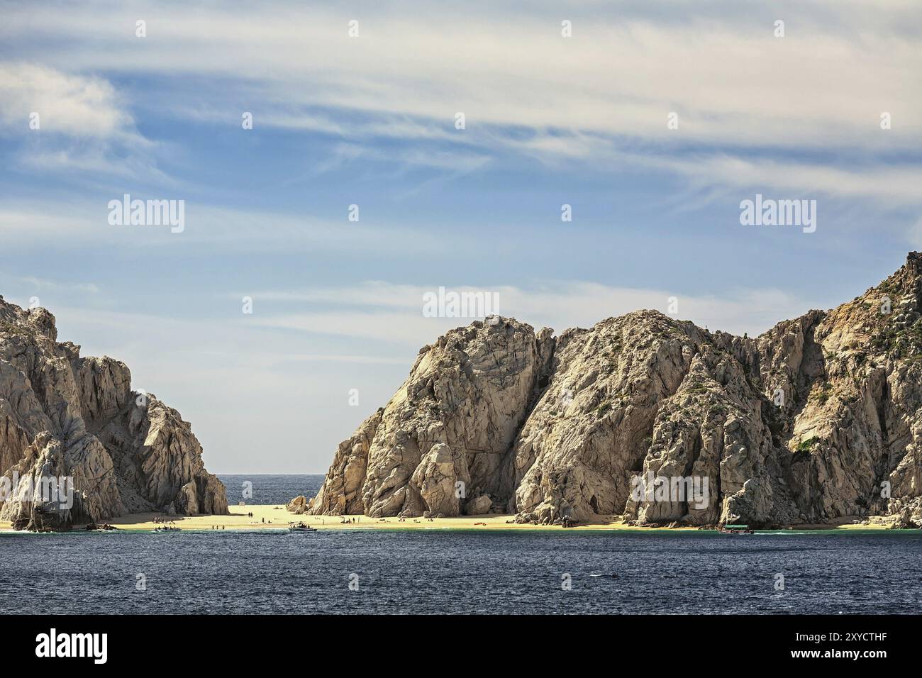 Lovers beach in Cabo San Lucas, Mexico, Central America Stock Photo - Alamy
