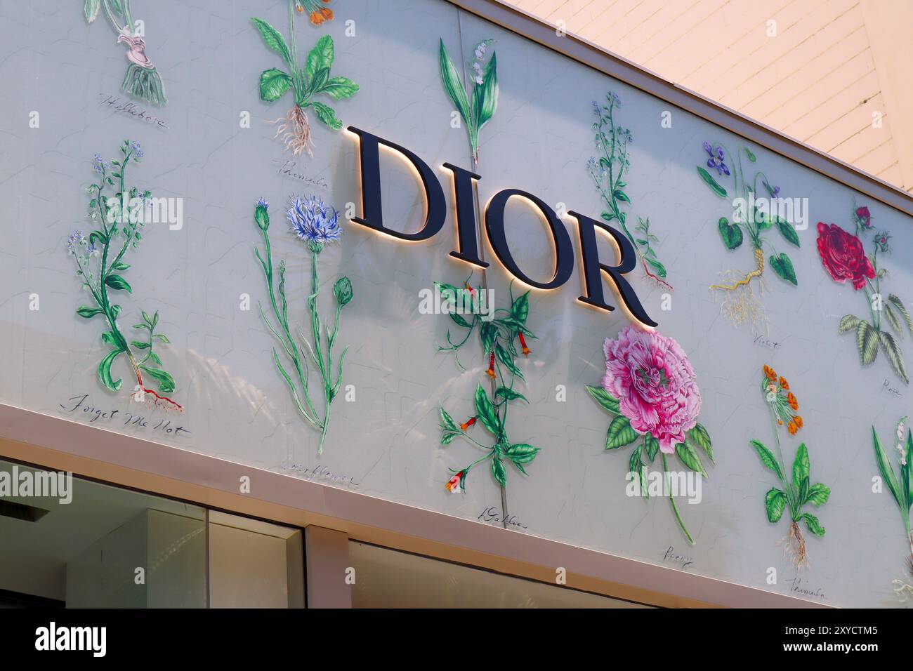 Beverly Hills, California: DIOR fashion store on Rodeo Drive, Beverly ...