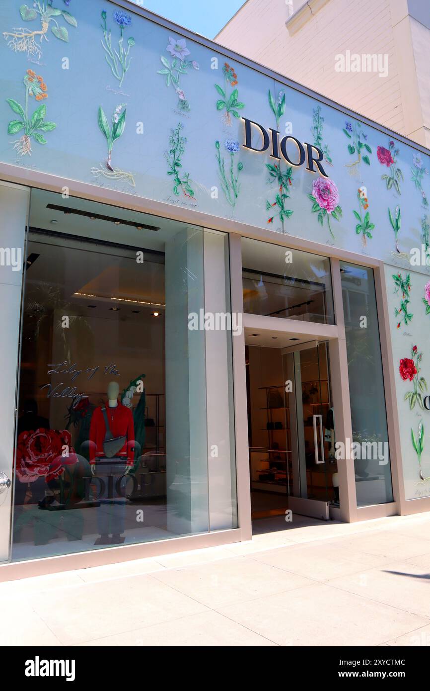 Beverly Hills, California: DIOR fashion store on Rodeo Drive, Beverly ...
