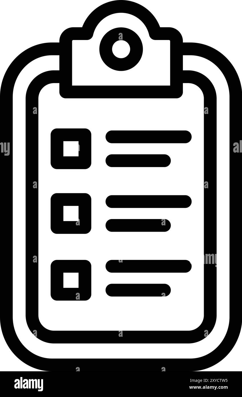 Planning linear icons set Cut Out Stock Images & Pictures - Alamy