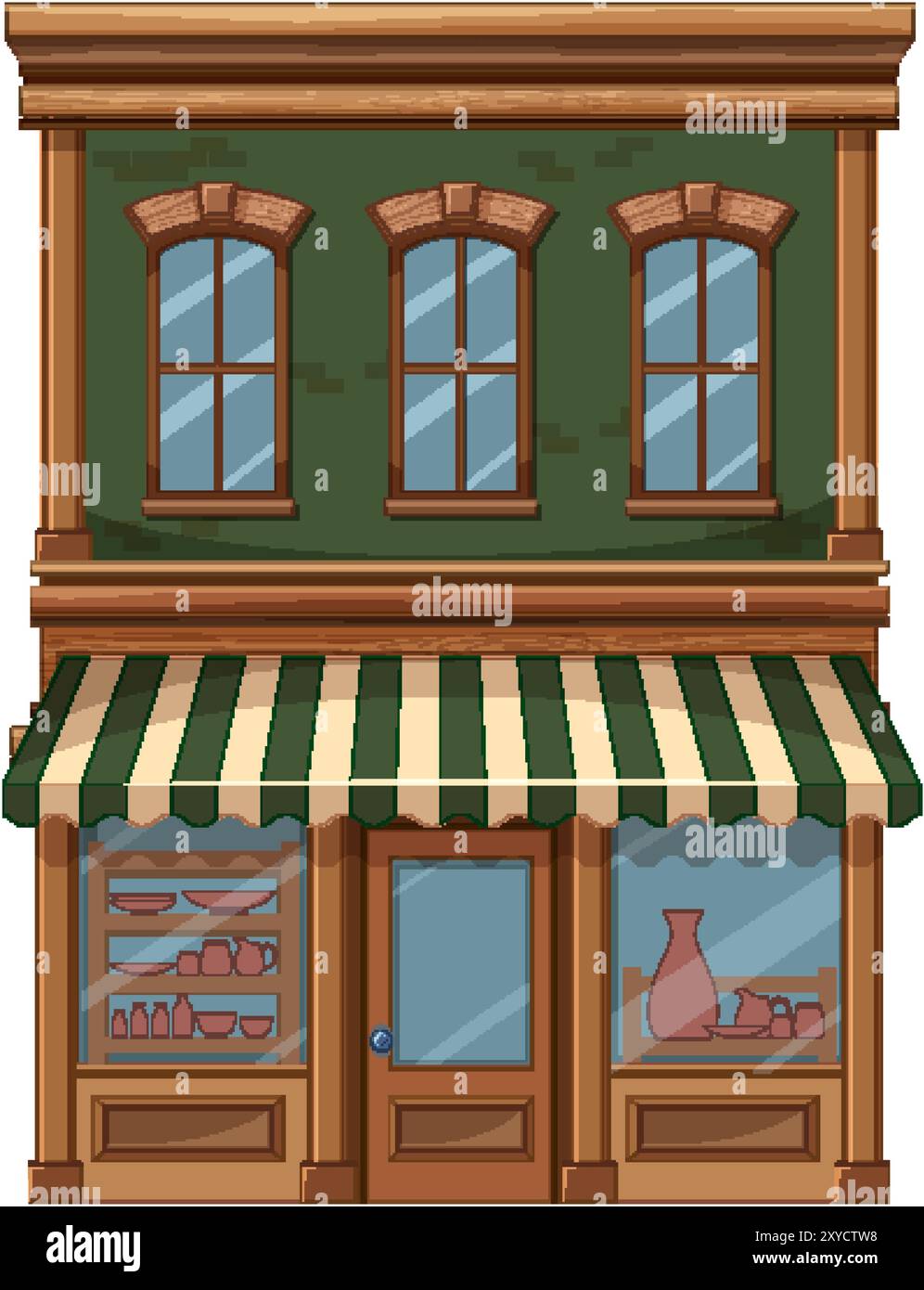 Quaint town Stock Vector Images - Alamy