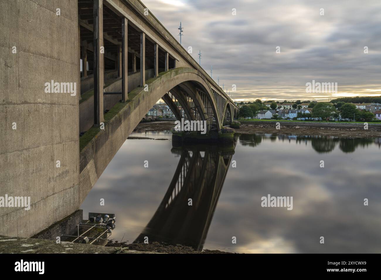 Royal Tweed Bridge, leading over the River Tweed in Berwick ...