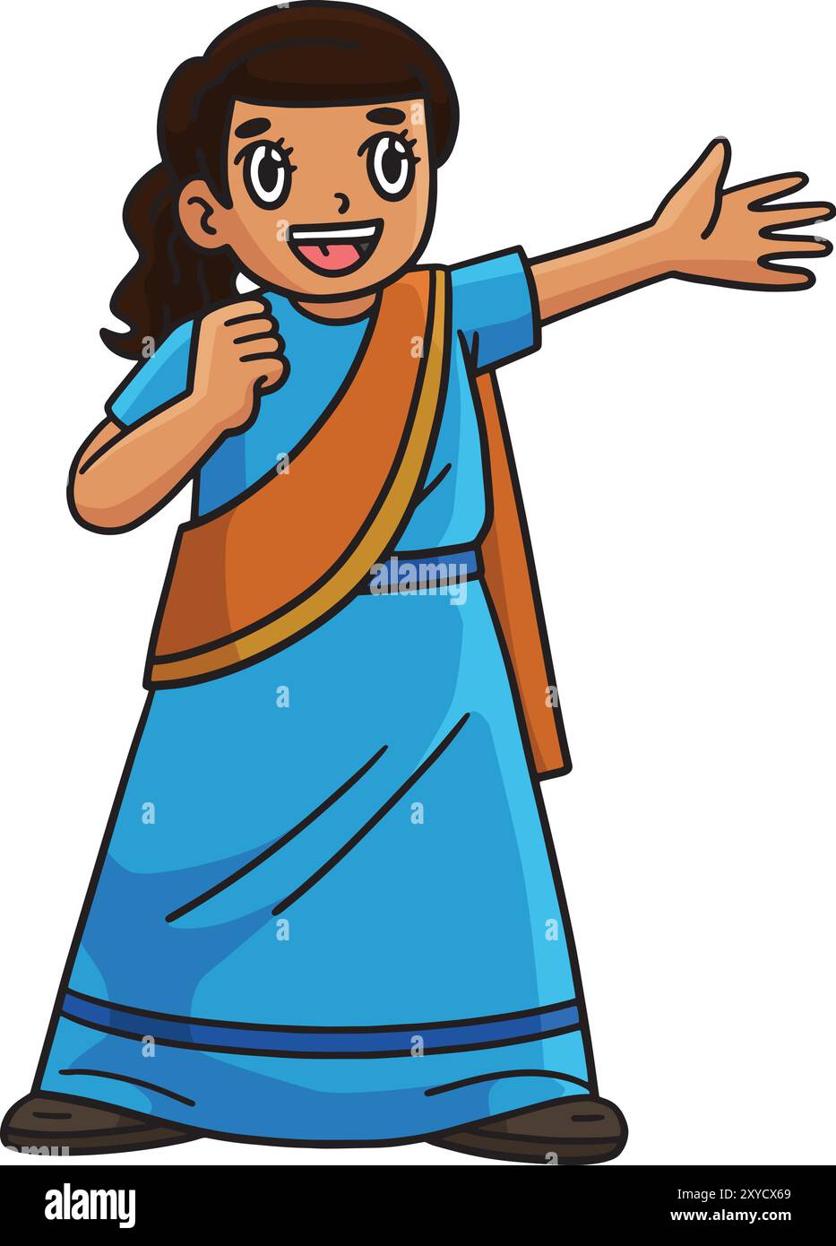 Diwali Child Singing Cartoon Colored Clipart Stock Vector Image & Art ...