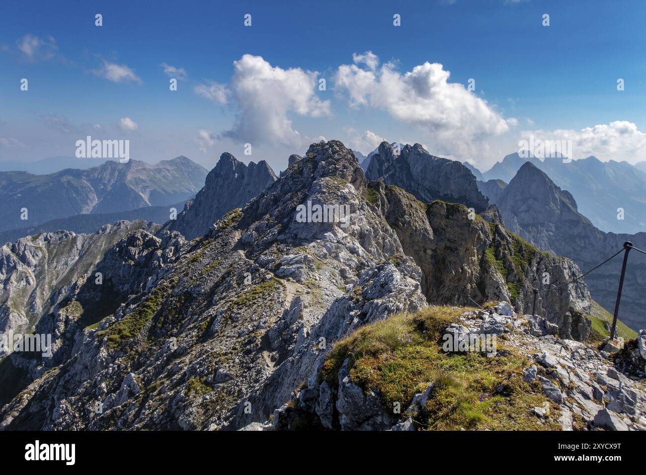 Via ferrata Mittenwald Stock Photo - Alamy