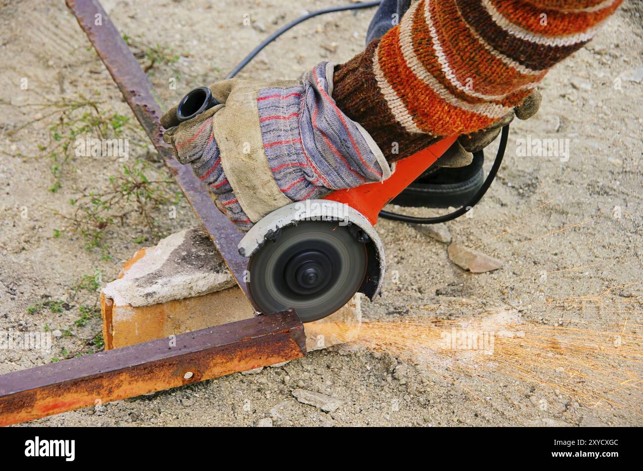 Angle grinder, angle grinder 08 Stock Photo - Alamy