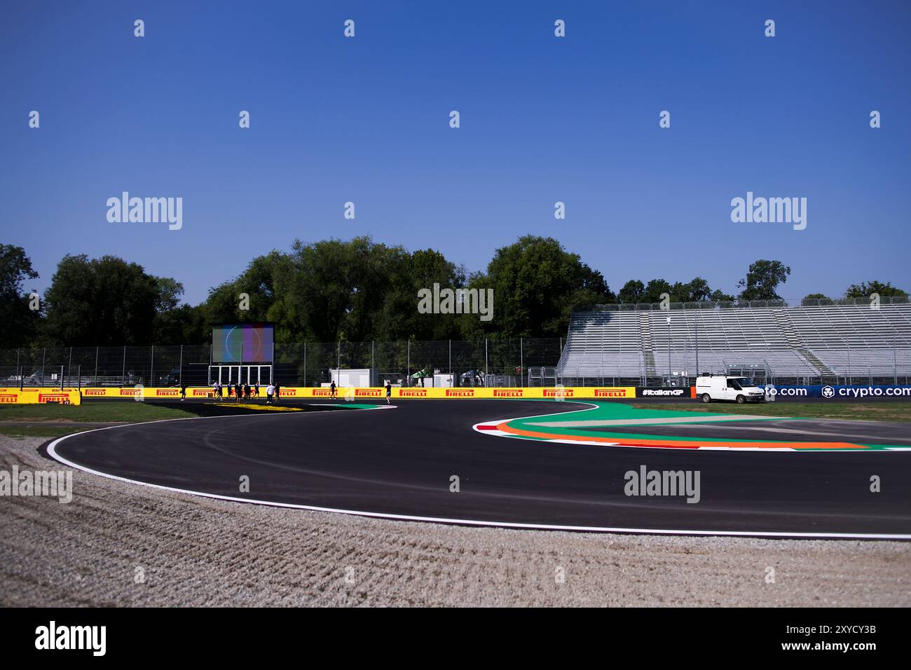 Monza, Italie. 29th Aug, 2024. Chicane illustration during the Formula ...