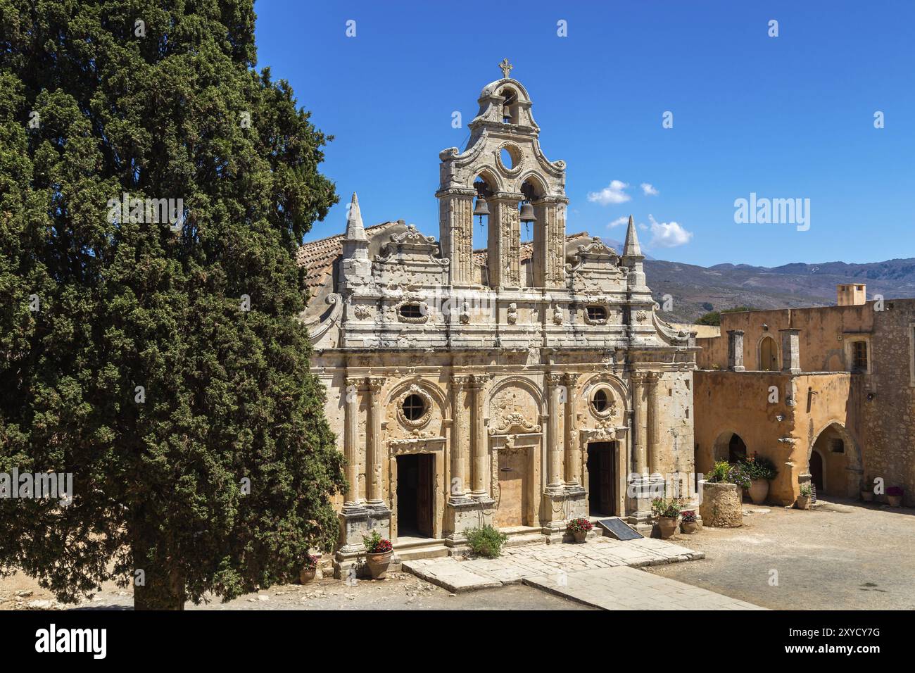 Arkadi Monastery, Crete Stock Photo - Alamy