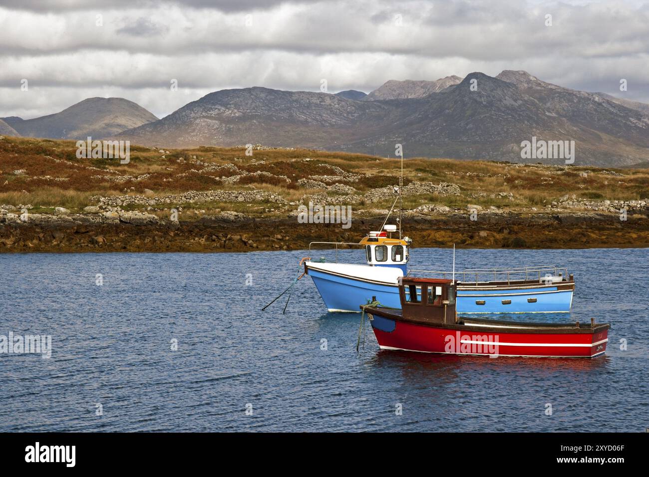 Irish fishing boats Stock Photo - Alamy