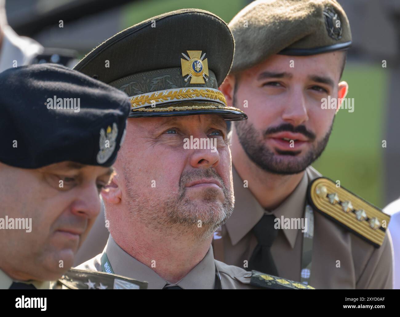 Dresden, Germany. 28th Aug, 2024. Oleksandr Pavliuk (M), Ukrainian ...