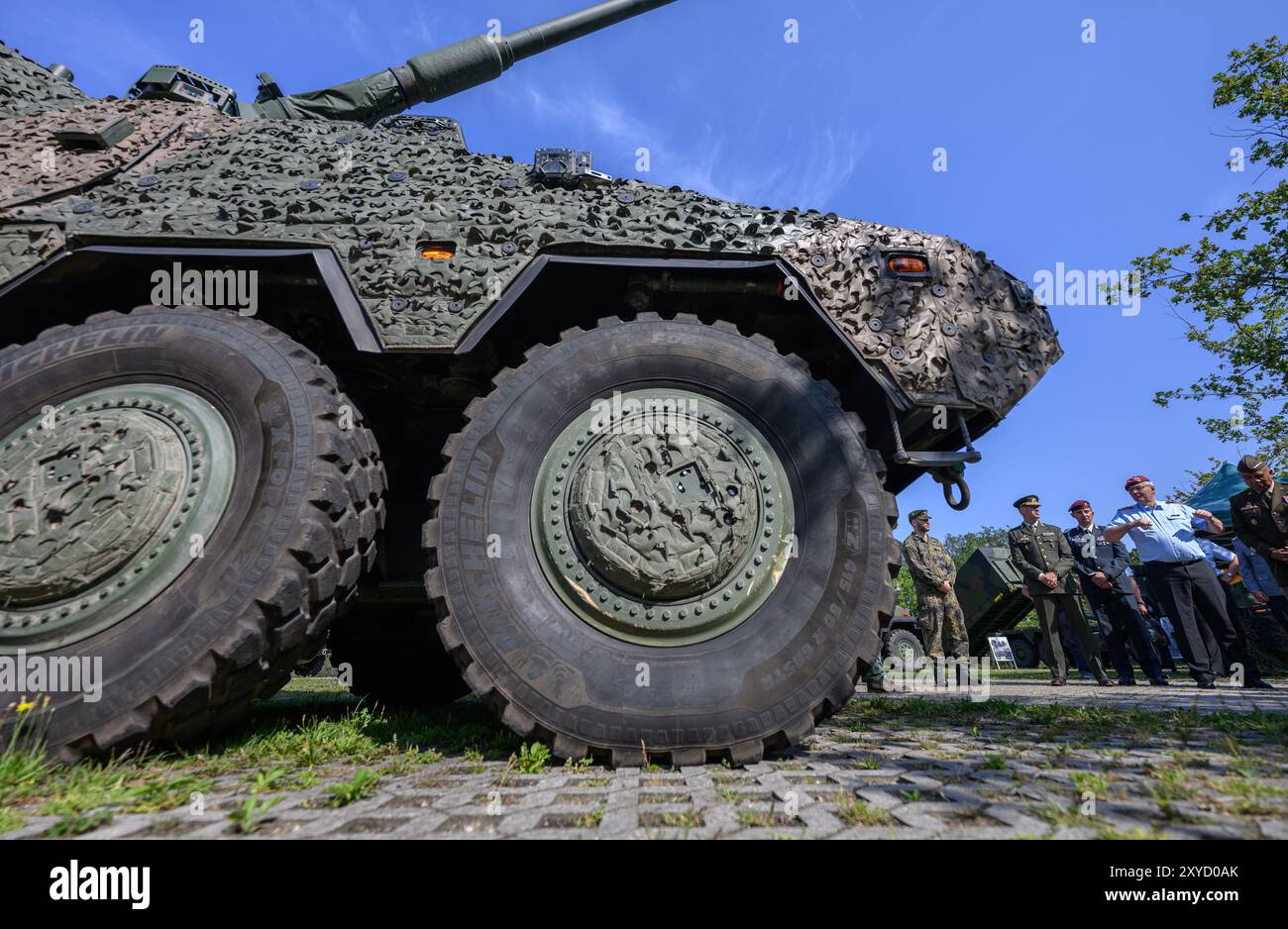 Dresden, Germany. 28th Aug, 2024. A prototype of a self-propelled ...
