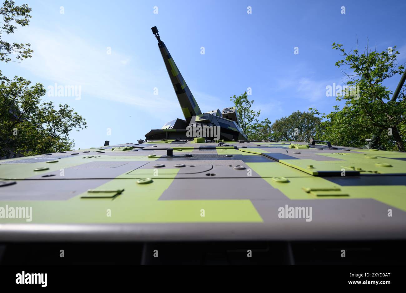 Dresden, Germany. 28th Aug, 2024. A prototype of the "Skyranger" air ...