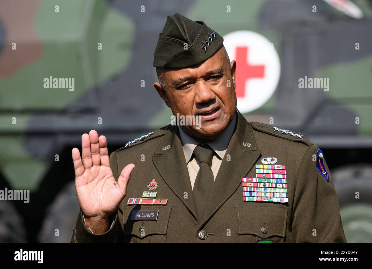 Dresden, Germany. 28th Aug, 2024. General Darryl Williams, Commander-in ...