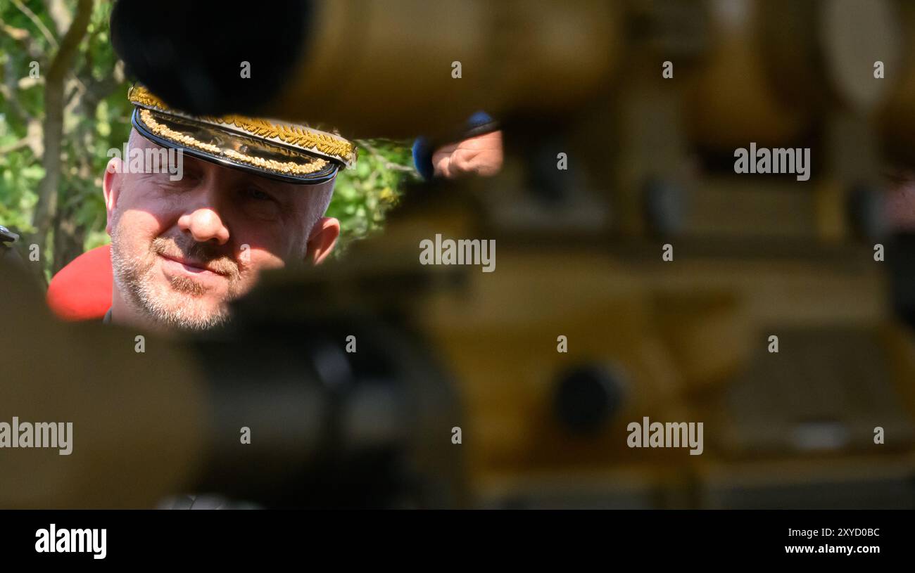 28 August 2024, Saxony, Dresden: Oleksandr Pavliuk, Ukrainian ...