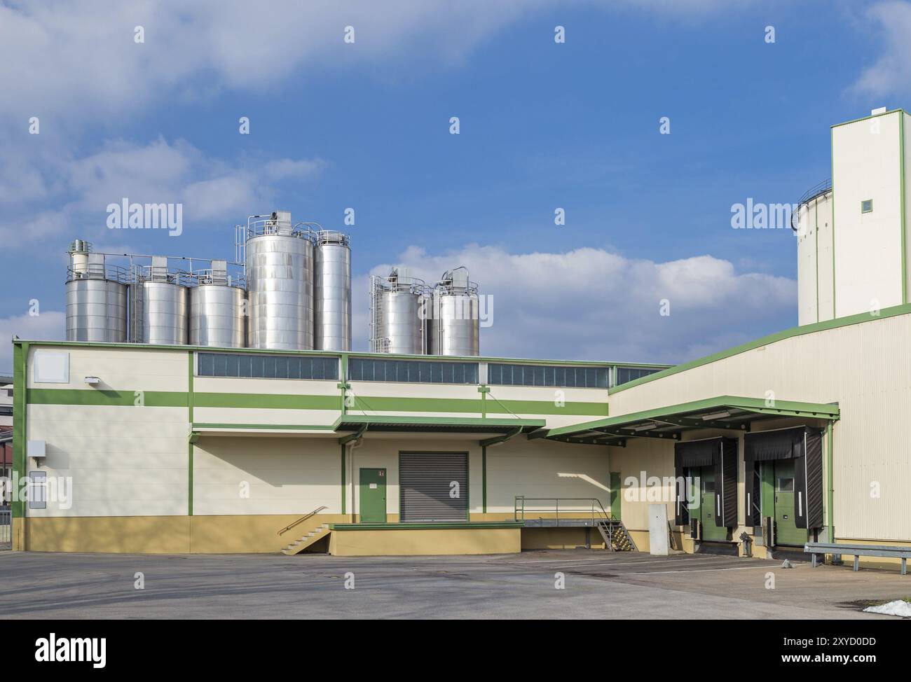 Industrial plant, starch factory Stock Photo - Alamy