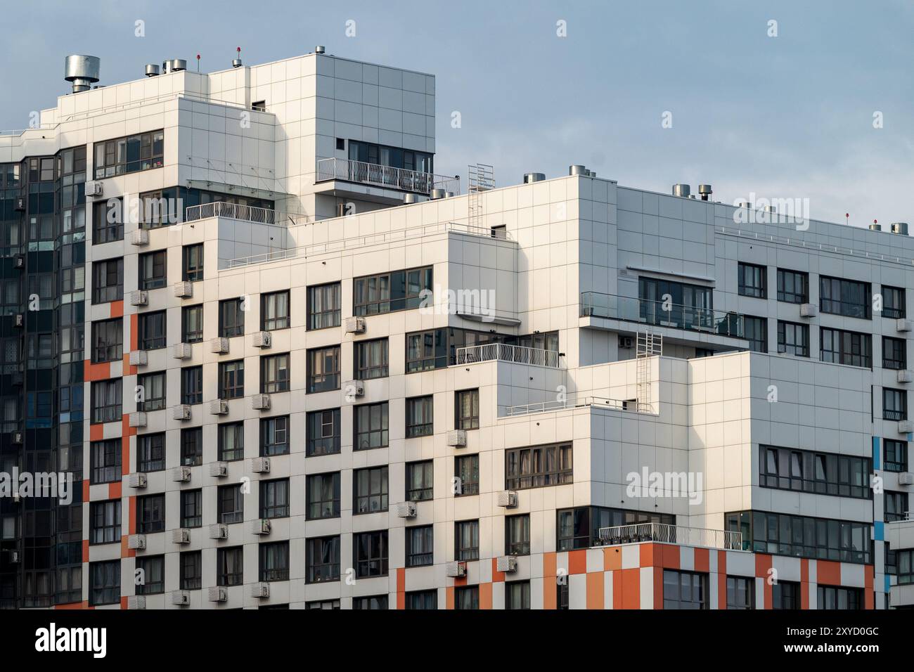 modern high-rise multi-storey business class building, residential ...