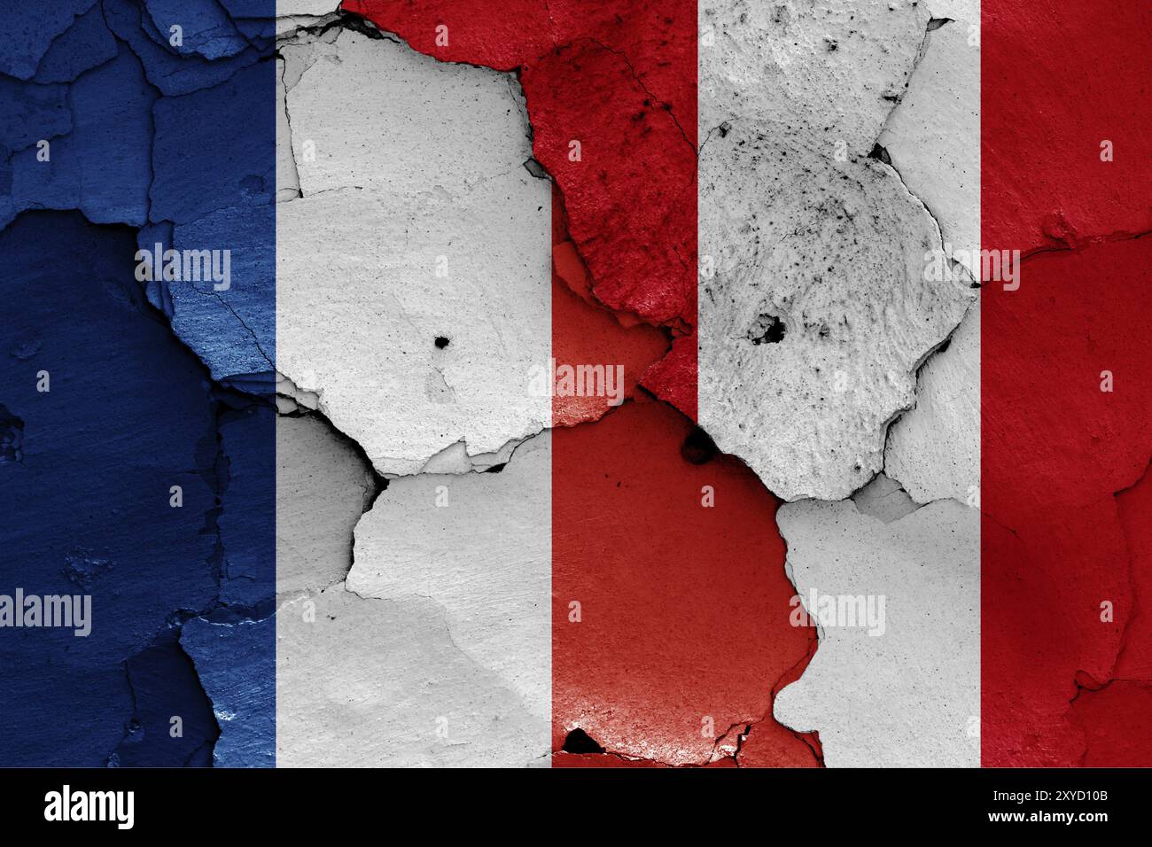 Flags of France and Peru Stock Photo - Alamy