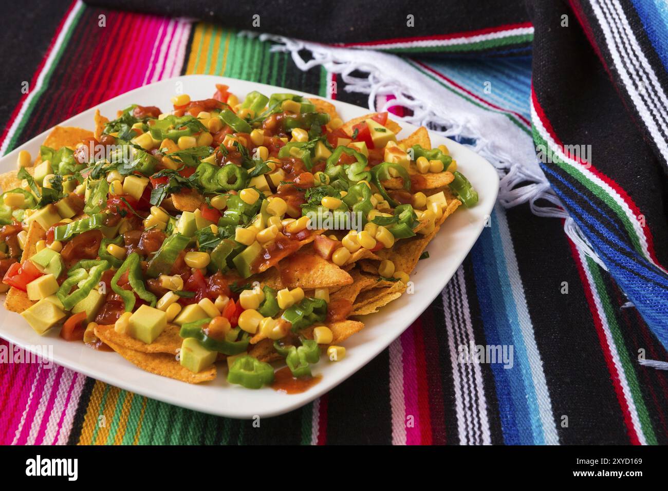 Nacho salad no chip hi-res stock photography and images - Alamy