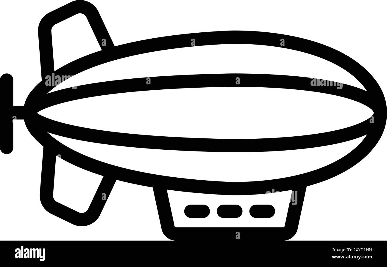 Zeppelin illustration Cut Out Stock Images & Pictures - Alamy