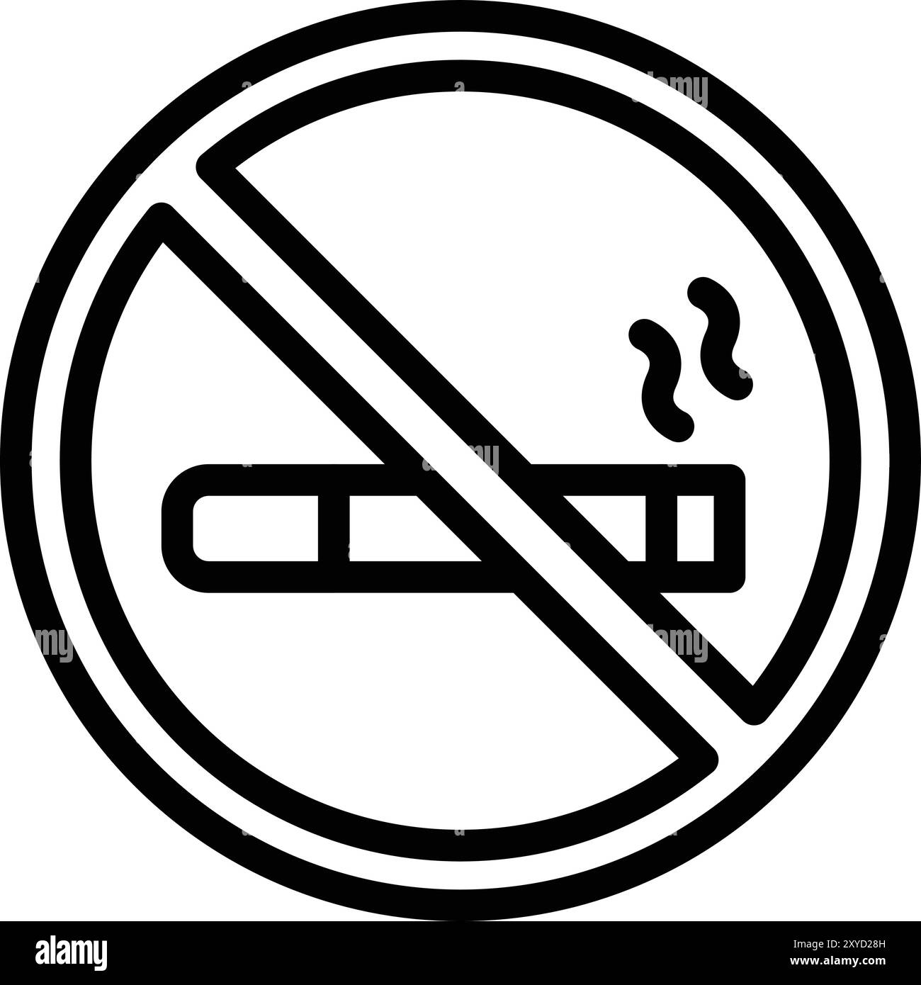 Logo no smoking Black and White Stock Photos & Images - Alamy