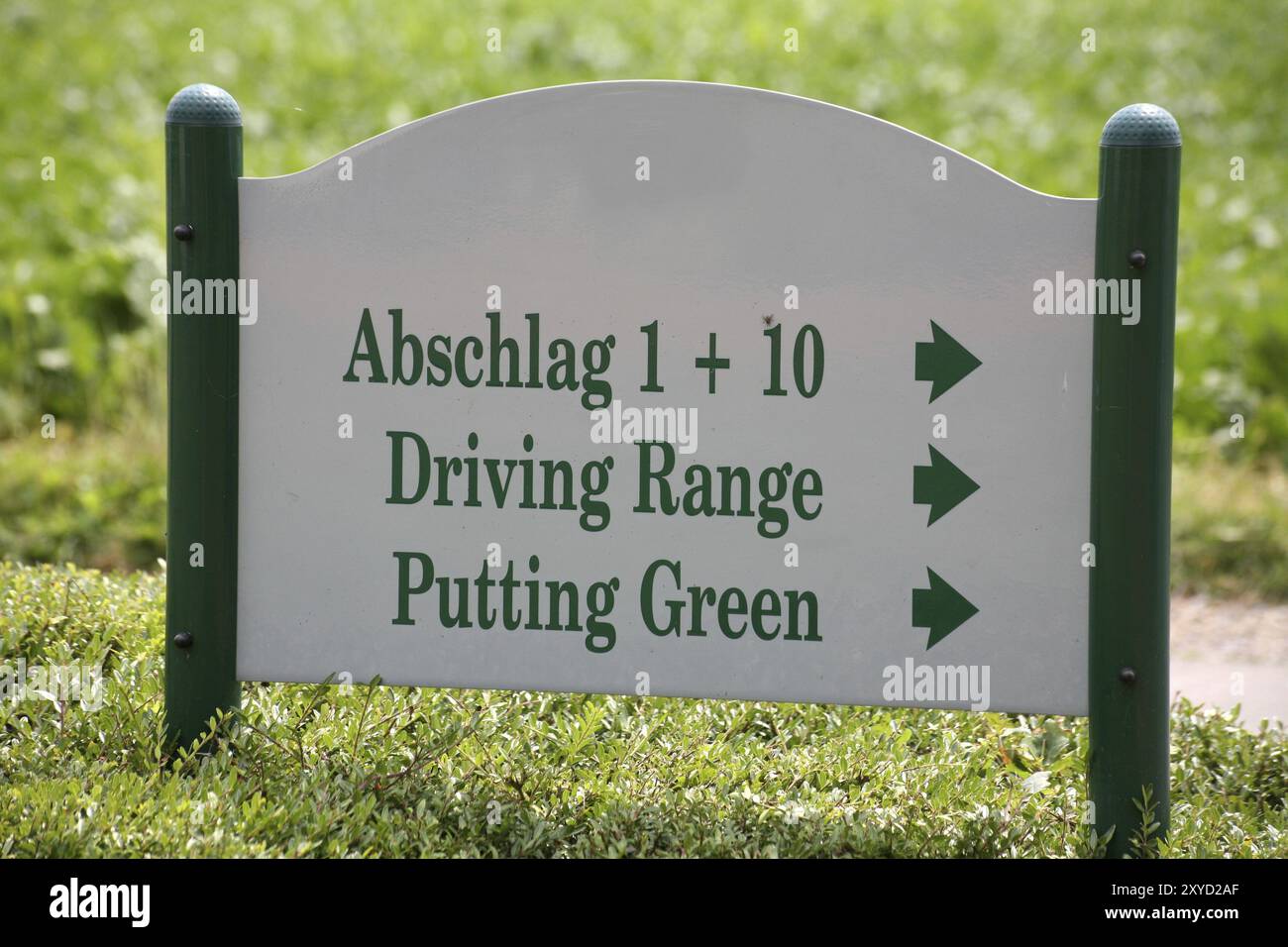 Golf course information sign hi-res stock photography and images - Alamy