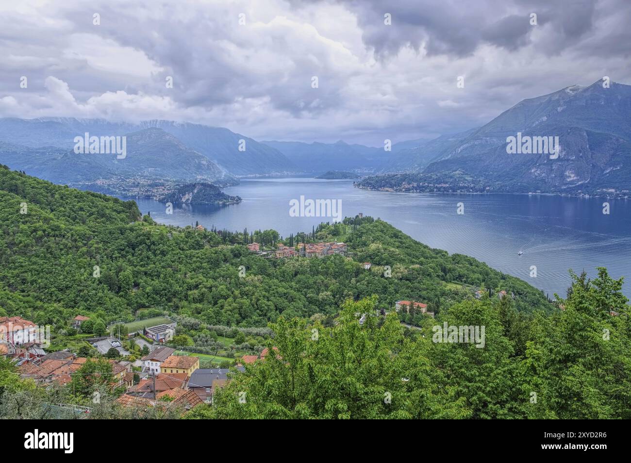 Varenna castle on Lake Como in Italy, Varenna castle Lake Como ...