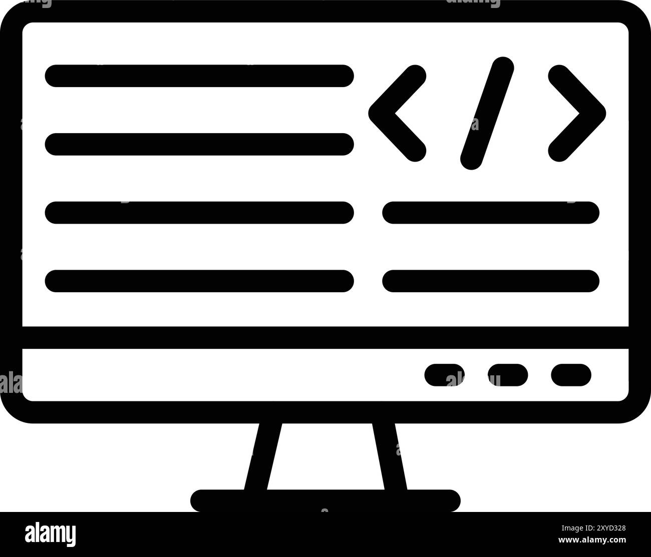 Programing icons hi-res stock photography and images - Alamy