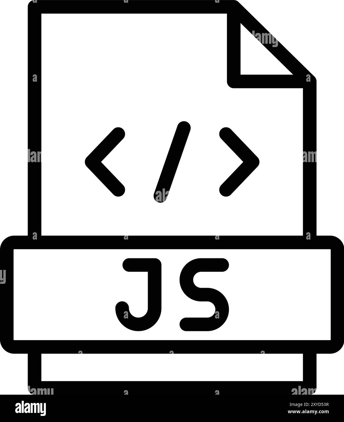 Javascript icon Black and White Stock Photos & Images - Alamy