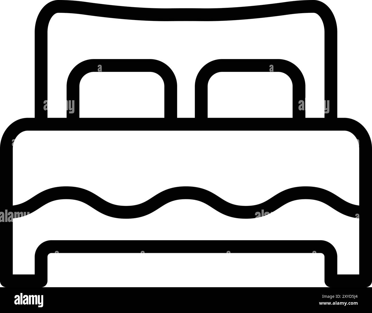 Double solid line on Stock Vector Images - Alamy