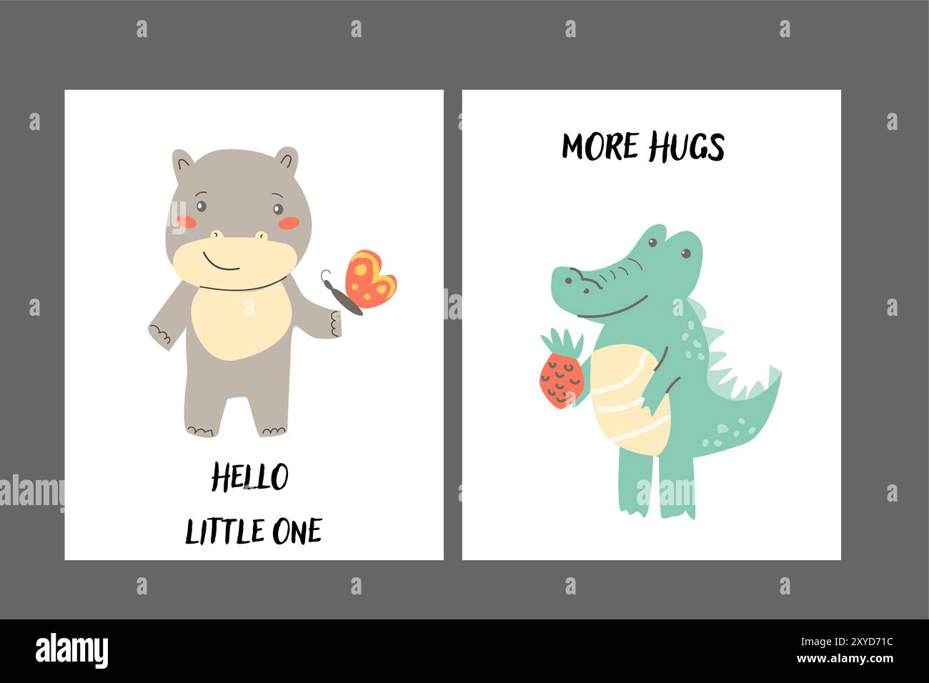 Cute animal illustrat Stock Vector Images - Alamy