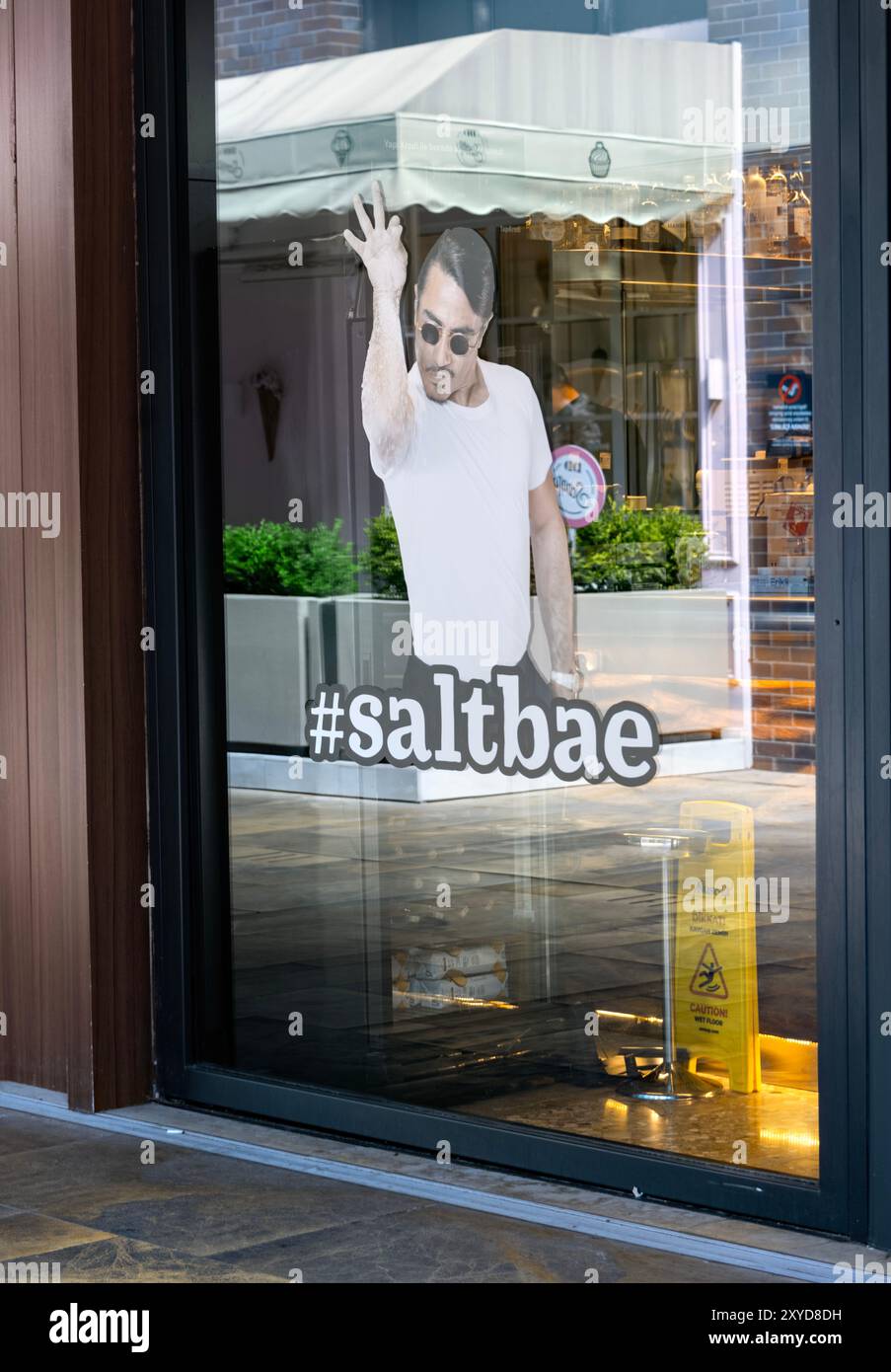 Saltbae Burger Restaurant, Galataport, Istanbul, Turkey - exterior ...