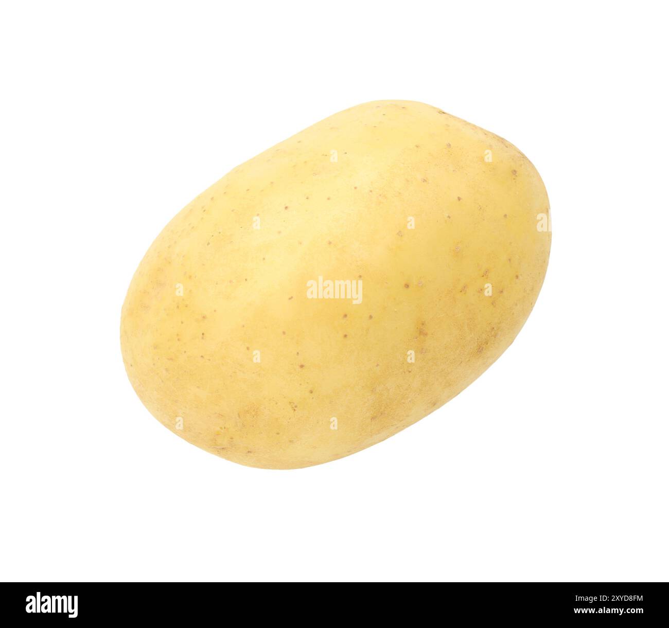 One young fresh potato isolated on white, top view Stock Photo - Alamy
